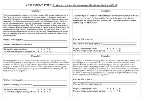 End of WWII and the dropping of the Atomic bomb | Teaching Resources