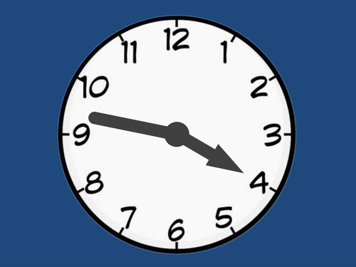 Clock face with moveable hands | Teaching Resources