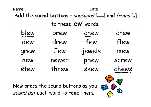 Phase 5: ew grapheme - selection of activities, games and a ...