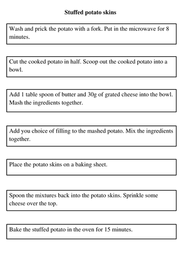 SEN Visual recipes and worksheets | Teaching Resources