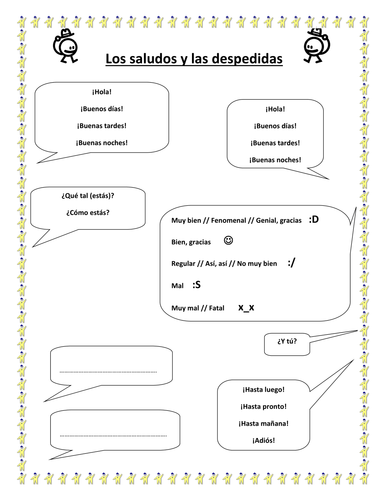 Spanish IGCSE Ab Initio - Vocabulary sheets | Teaching Resources