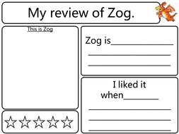 Zog Story Review Sheet | Teaching Resources