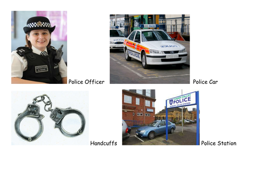 Police Factsheet and labeled images | Teaching Resources