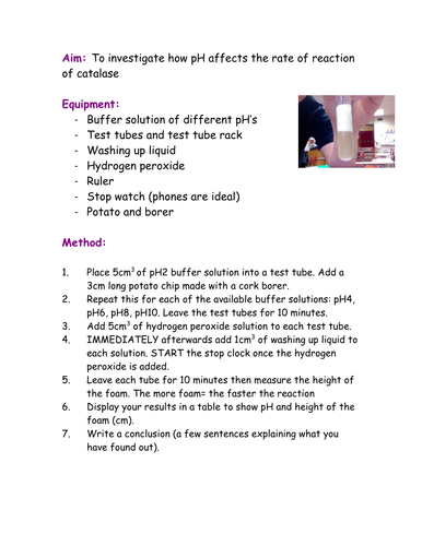 Enzymes and pH | Teaching Resources