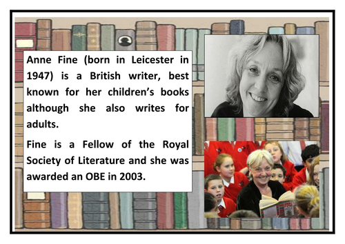 Anne Fine (Author) Wall Display | Teaching Resources