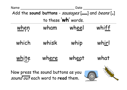 Phase 5: wh grapheme - selection of activities, games and presentation ...