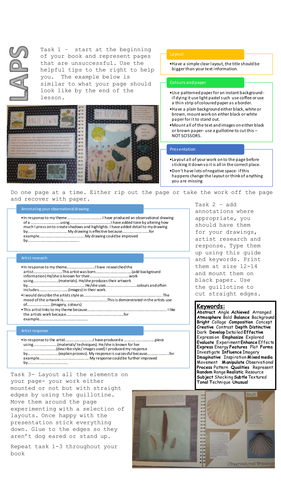 Sketchbook Presentation | Teaching Resources