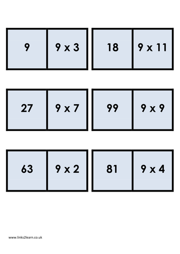 6, 9 times table games and activites | Teaching Resources