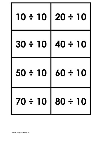 44 Times Tables Matching Cards | Teaching Resources