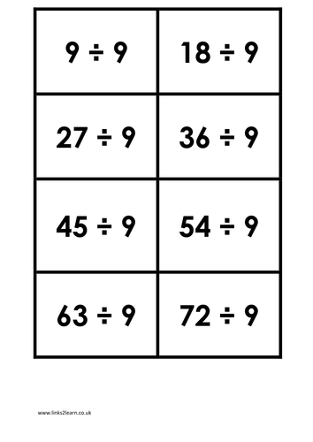 44 Times Tables Matching Cards | Teaching Resources