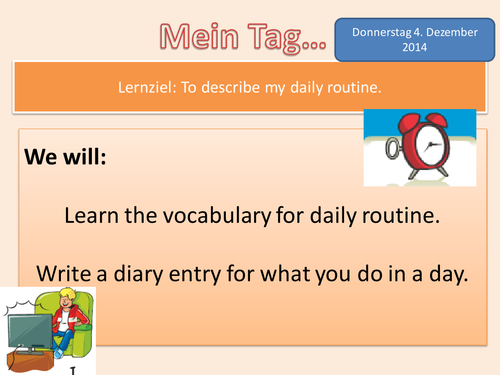 Mein Tag - Daily Routine | Teaching Resources