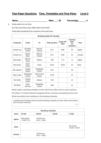 Time | Teaching Resources