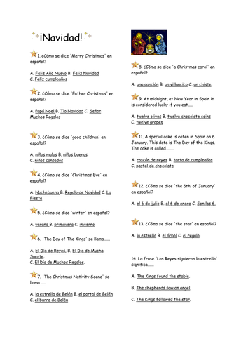 La Navidad en España | Teaching Resources