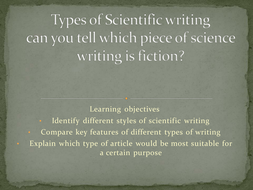 Science Literacy Lesson | Teaching Resources