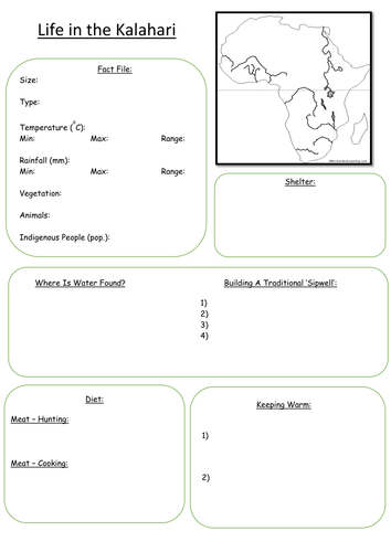 Life in the Kalahari | Teaching Resources