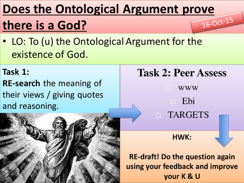 The Ontological Argument | Teaching Resources