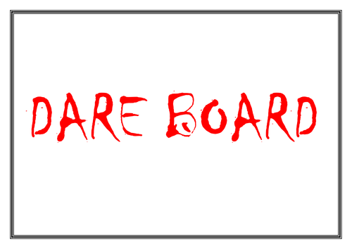 'Dare Board' extension task options (G&T) | Teaching Resources