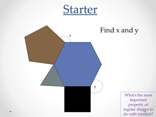 KS4 - Transformations - Rotations | Teaching Resources