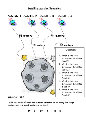 Space-related Math challenges | Teaching Resources