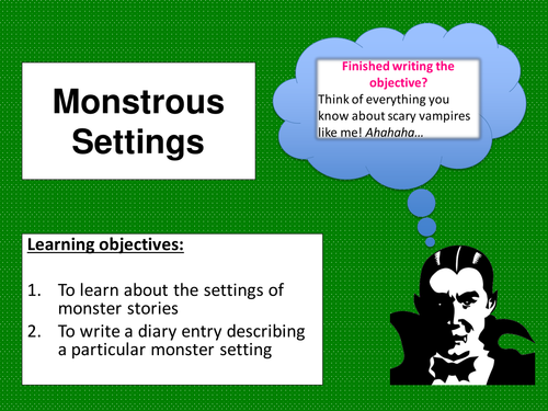 KS3 Writing Our Own Monster Story SOW | Teaching Resources