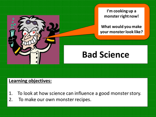 KS3 Writing Our Own Monster Story SOW | Teaching Resources