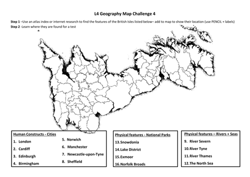 Map Challenges | Teaching Resources