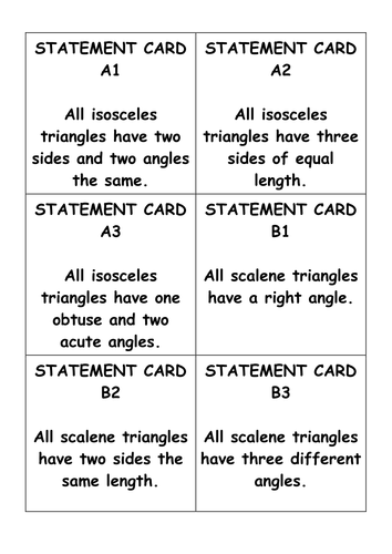 Triangle and Quadrilateral True or False | Teaching Resources