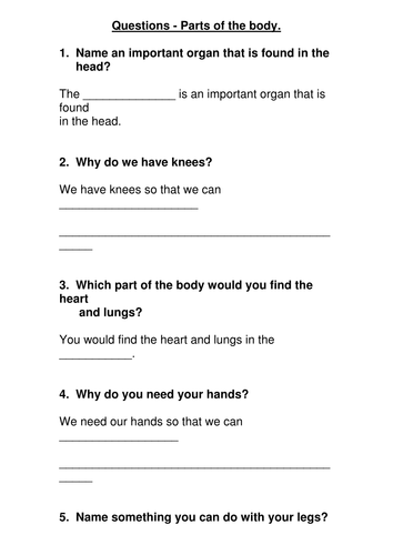 science task 1: Super Humans | Teaching Resources