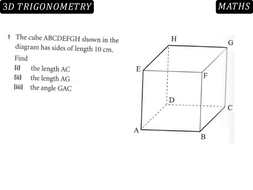 Trigonometry in 3D | Teaching Resources