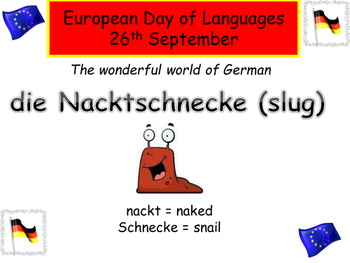 European Day of Langs: German compound nouns | Teaching Resources