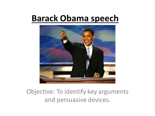 Language of Obama's inauguration speech OCR | Teaching Resources