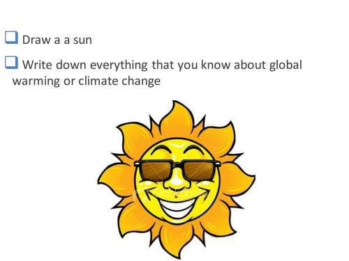 Making conclusions on global warming lesson | Teaching Resources
