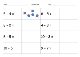 DIY visual subtraction | Teaching Resources