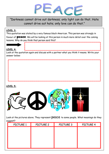 Religion and Peace SOW | Teaching Resources