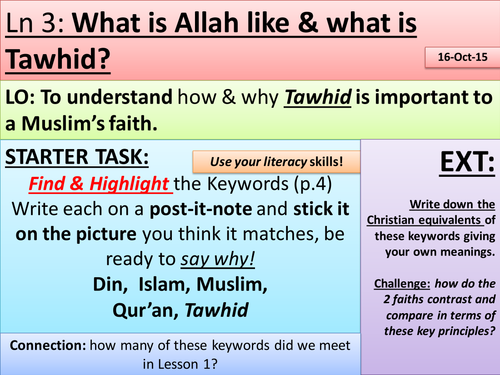 KS3 Year 9 Islam | Teaching Resources