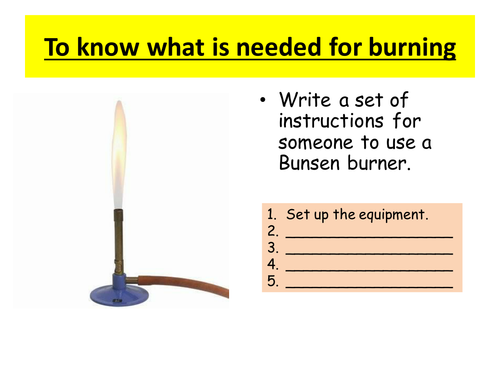 Bunsen burner safety and burning | Teaching Resources