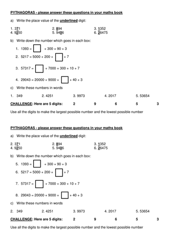 Place Value | Teaching Resources