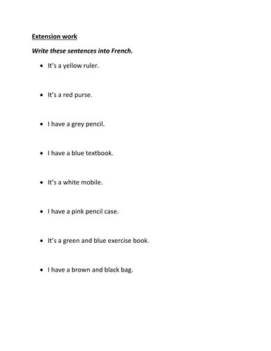 colors | Teaching Resources