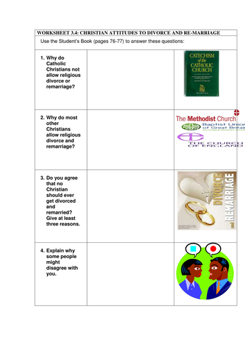 Religion and Life : Section 1 and 3 resources | Teaching Resources