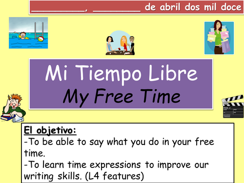 Mira 1 Express Modulo 5 unidad 1 mi tiempo libre | Teaching Resources