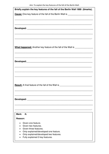 Fall of Berlin Wall / Soviet Union | Teaching Resources