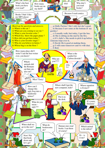 Question Words | Teaching Resources