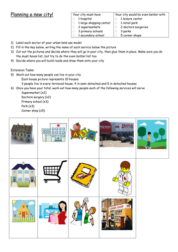 Design a city | Teaching Resources