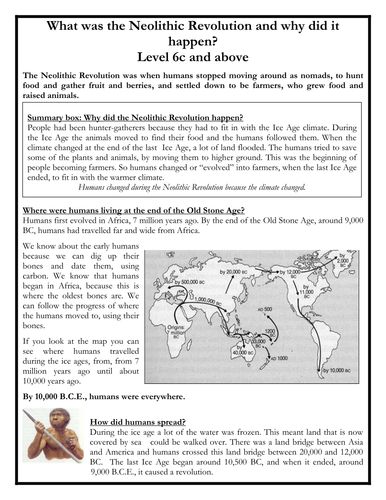 Neolithic Revolution | Teaching Resources