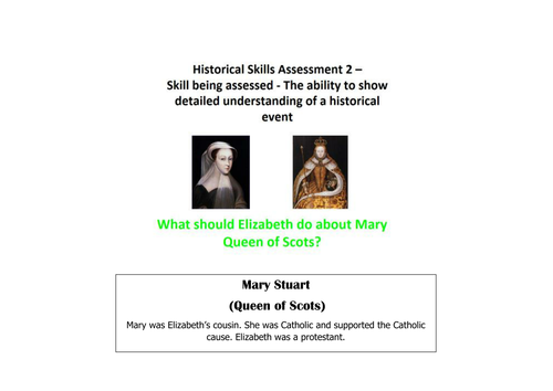 Mary Queen of Scots mini-assessment | Teaching Resources
