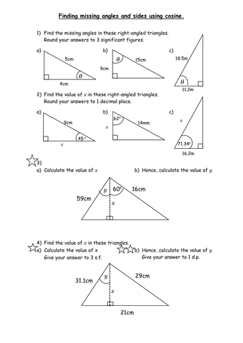 Trigonometry - Sine, Cosine, Tangent. | Teaching Resources