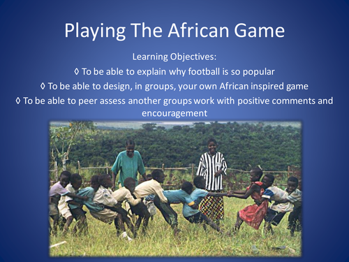 Playing The African Game | Teaching Resources
