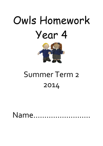 Lower and Upper KS2 Homework Books Autumn 2014 | Teaching Resources