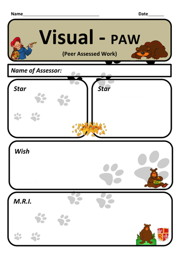 PAWs - peer assessment | Teaching Resources