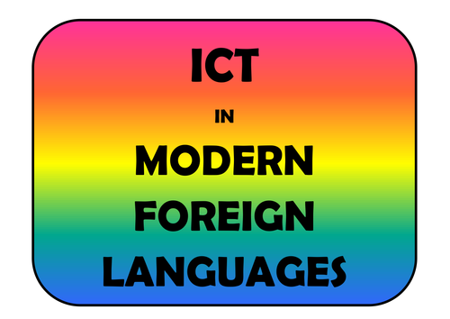 ICT in MFL Display | Teaching Resources ICT in MFL Display | Teaching Resources